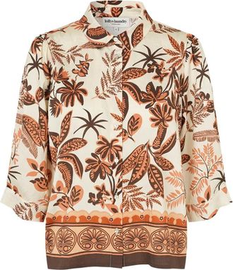 Lollys Laundry Femme, Blouses et Chemises, Multicolore, Taille: 46 FR Shirt