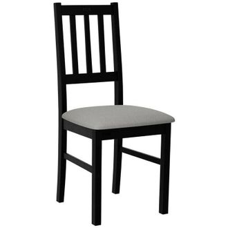 Mirjan24 Chaise Victorville 146, Noir, 94x43x40cm, Tapisserie, En bois, Bois, Mobilier d&eacute;j&agrave; assembl&eacute;