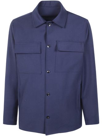 Michael Coal Jacket With Patch Pockets James.3089 Navy