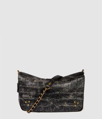 Jerome Dreyfuss Sac Bobi S Imprimé Croco Grunge