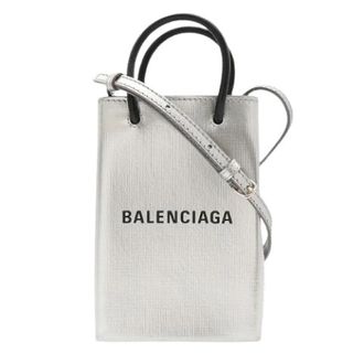 Balenciaga Pre-owned Leder Handy Umh&auml;ngetasche - - Pre-owned - Damen - Grau - ONE SIZE