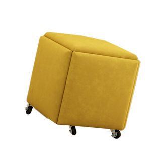 Generic Leichte Nesthocker, Sitzgelegenheiten for kleine R&auml;ume, Mehrzwecksitz/Tritthocker, for den Innen- und Au&szlig;enbereich, Garten, B&uuml;ro, Balkon(Color 2,45x45