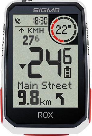Sigma Sigma Sigma Sigma Rox 4.0 Hr Set Fahrradcomputer Wei&szlig; Einheitsgr&ouml;&szlig;e