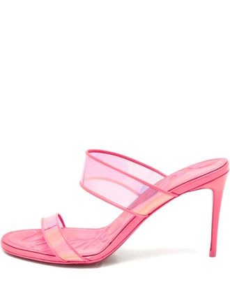 Christian Louboutin Sandalen mit doppeltem Riemen - Rosa