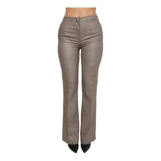 Twinset Damen, Hosen, Braun, SGr&ouml;&szlig;e