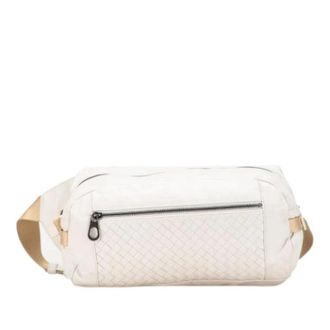 Bottega Veneta Pre-owned Leder Crossbody G&uuml;rteltasche - - Pre-owned - Damen - Beige - ONE SIZE