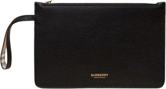Burberry Leder Rei&szlig;verschlusstasche - - Bags - Damen - Schwarzk - ONE SIZE