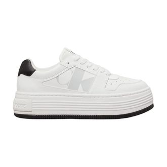 Calvin Klein Laceup Sneakers Mix - - Shoes - Damen - Wei&szlig; - 38 EU