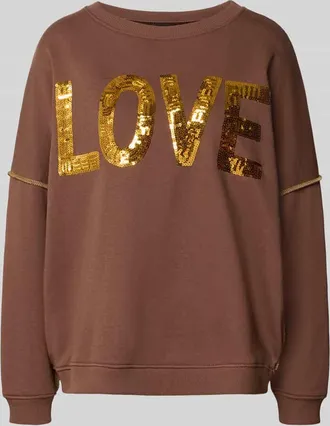 Miss Goodlife Oversized Sweatshirt aus reiner Baumwolle Modell LOVE