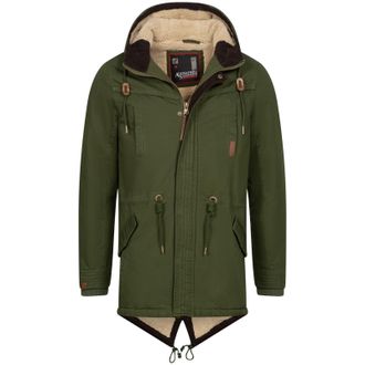 Alessandro Salvarini Winterjacke ALESSANDRO SALVARINI ASMenara, Herren, Gr. XXXL (58), gr&uuml;n (olive), Obermaterial: 100% Baumwolle. Innenseite: 100% Polyester. Wattierung: 