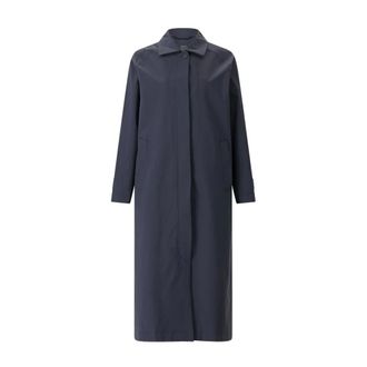 Scandinavian Edition Femme, Manteaux, Bleu, Taille: 44 FR Sheer Raincoat
