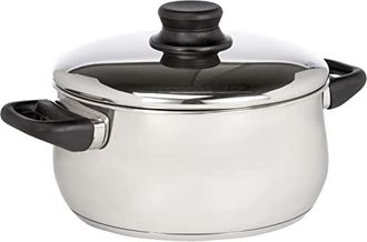 Lacor Lacor 14322 Garinox Bratentopf mit Deckel 22 cm 4 L