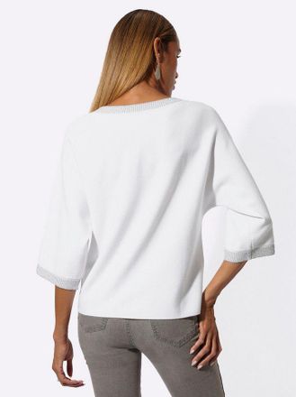 Cr&eacute;ation L Strickpullover Pullover 3/4-Arm Feinstrick
