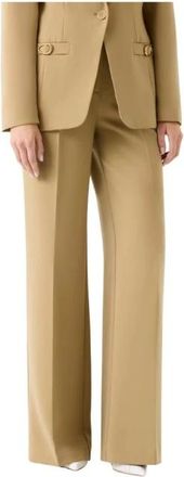 Guess Femme, Pantalons, Beige, Taille: 42 FR Pantalon droit