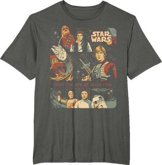 Star Wars May The 4th Be with You Classic Vintage Art T-Shirt