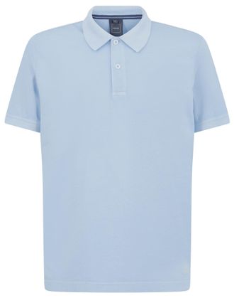 Geox Mens M Polo Jersey G-Dyed Poloshirt, Placid Blue, M