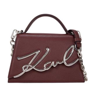 Karl Lagerfeld Essentials Schultertasche - - Bags - Damen - Lila - ONE SIZE