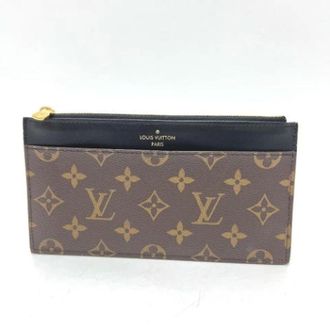 Louis Vuitton unisex, Pre-owned, Brun, Taille: ONE Size Portefeuille Vintage en Toile Pre-owned