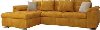 Mirjan24 Ecksofa Diana, Eckcouch mit Bettkasten und Schlaffunktion, Elegante Couch, Polsterecke Sofa, Couchgarnitur, Schlafsofa, Bettsofa (Wave 05 + Wave 02, E