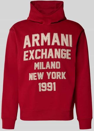 A|X Armani Exchange Hoodie mit Label-Stitchings