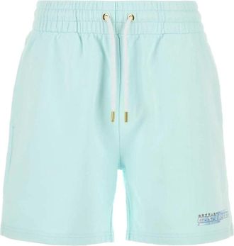 Casablanca Homme, Shorts, Bleu, Taille: 2XL Logo Print Sweat Shorts