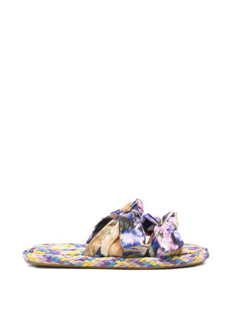 Zimmermann Sandales plates en lin Zimmermann Carousel
