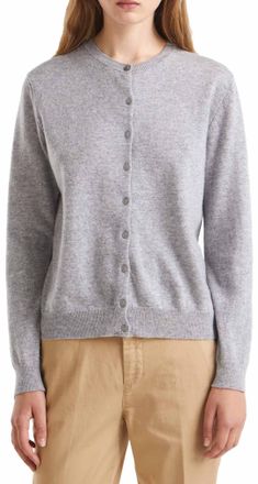 Benetton Damen Maglia Coreana M/L 1002d5485 Strickjacke, grau, XXS