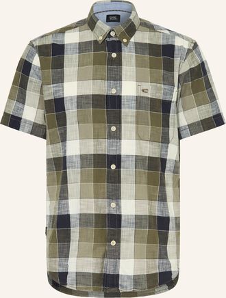 Camel Active Camel Active Kurzarm-Hemd Regular Fit gruen