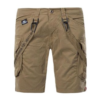 Alpha Industries Homme, Shorts, Vert, Taille: W31 Bermuda Short