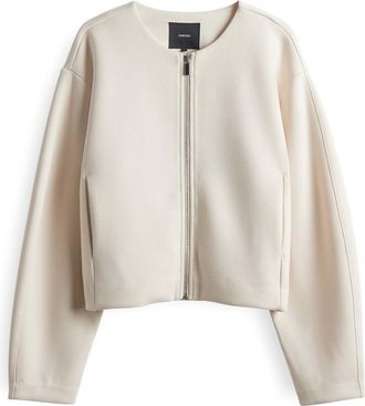 someday Damen Sweatjacke | Bomberjacke UGRACE Loose mit stilvollen Ballon&auml;rmeln Natural Glaze, 42