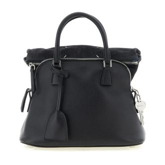Maison Margiela Henkeltasche mit Rei&szlig;verschluss-Detail - - Bags - Damen - Schwarzk - ONE SIZE