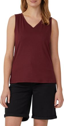 s.Oliver Top mit V-Ausschnitt und Rücken-Detail