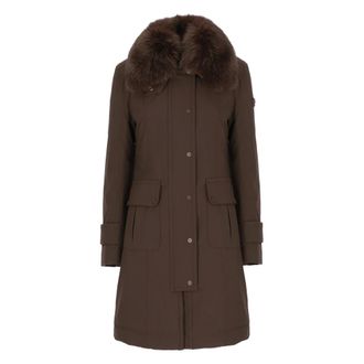 Peuterey Parka Longue - Femme - Manteaux - Brun - Taille: 36 FR