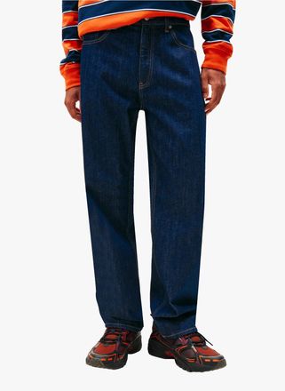 Tommy Hilfiger Jean cinq poches en coton m&eacute;lang&eacute;