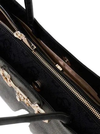 Guess Polyurethane Tote Bag - Black