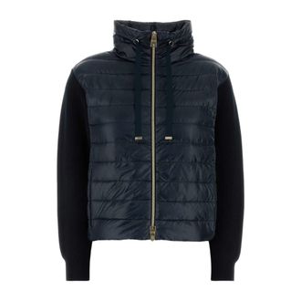Herno Gesteppte Jacke mit Rei&szlig;verschluss - - Jackets - Damen - Blau - XS
