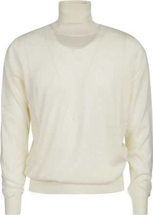 Hindustrie Rollkragenpullover - Weiß