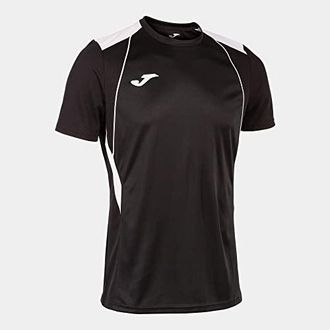 Joma T-Shirt Manches Courtes Championship VII Noir Blanc