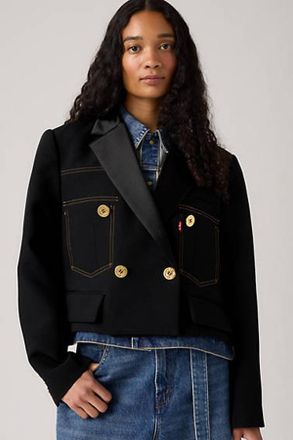 Levi's Veste En Serg&eacute; Matelass&eacute; Levis X Sacai - Femme - Noir / Black - XS