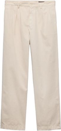 Prada Wide-leg Cotton Pants
