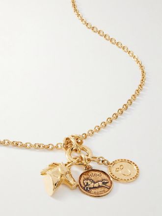 Chlo&eacute; Goldfarbene Kette