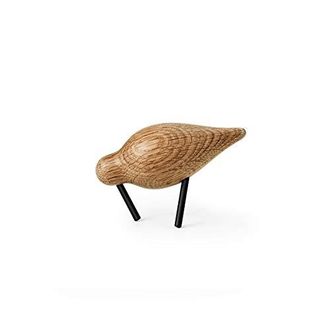 NORMANN COPENHAGEN Holzvogel, Holz, Schwarz, LxBxH 11,5x4,5x7,5cm