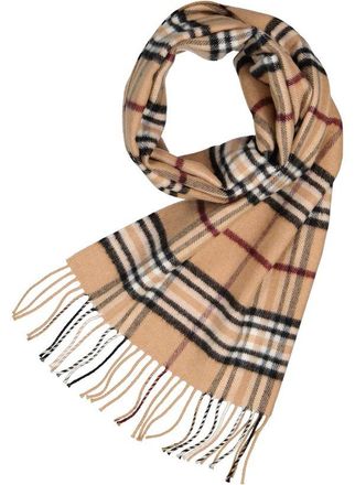 Ascot Herren Schals beige Woll-Stoff