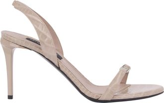 Philipp Plein Femme, Chaussures, Beige, Taille: 40 EU Sandales &agrave; Talons Hauts Hexagon 9