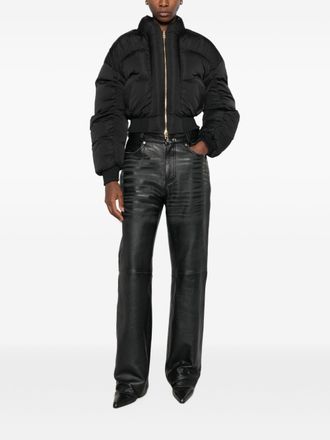 Elisabetta Franchi Quilted Puffer Down Jacket - Black