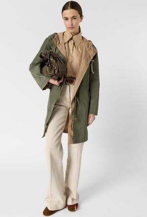 Gerard Darel Parka mi-longue &agrave; capuche - JANNIS - Sable