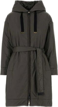 Max Mara Femme, Manteaux, Gris, Taille: 38 FR Parkas
