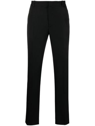 Alexander McQueen pantalon de costume &agrave; coupe droite - Noir