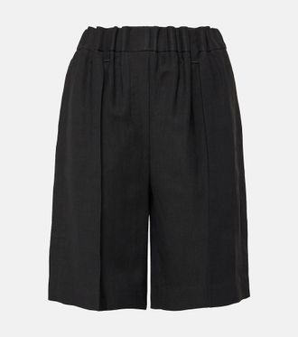 Brunello Cucinelli Short en lin mélangé
