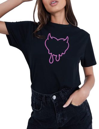 Sleepdown Damen 5056242875109 T-Shirt, Black, S